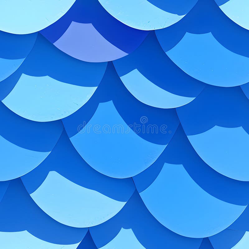 Blue Scales Seamless Pattern Abstract Background. Wallpaper, Backdrop ...