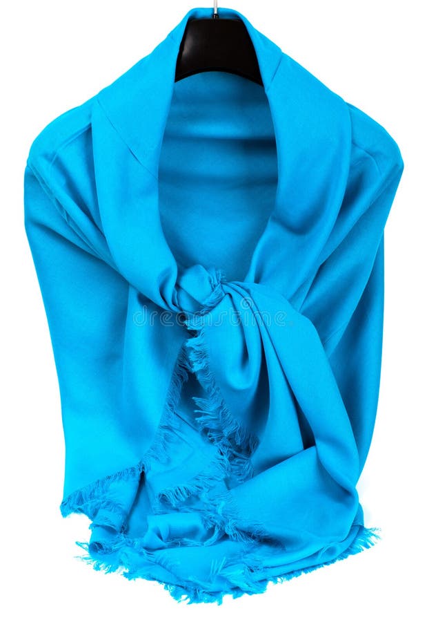 Blue scarf stock image. Image of stack, belcher, clothing - 35623879