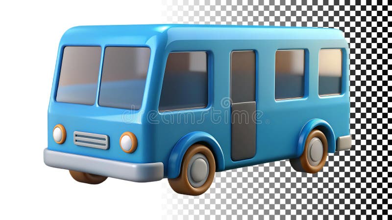 Blue School Bus, Representing TransportationðŸšŒ and Public Transit ...