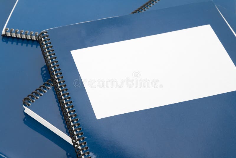 Blue school textbook stock image. Image of plan, binder - 10799375