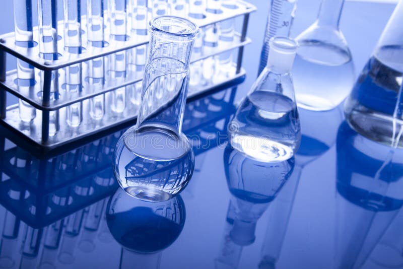 Laboratory Experiment in Science Research Lab Stock Image - Image of ...