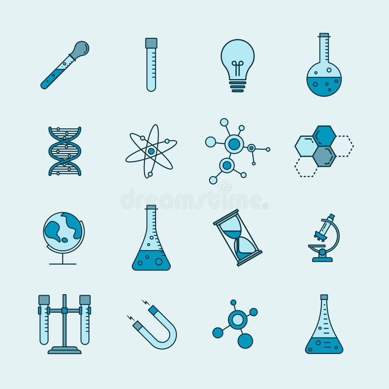 Science icon on Light Bulb stock vector. Illustration of flying - 169696474