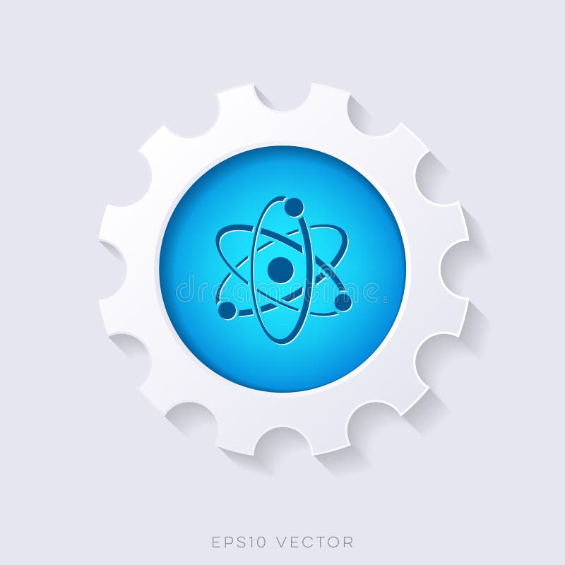 Blue Science Symbol Concept Stock Vector - Illustration of application ...