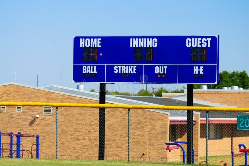Baseball scoreboard stock image. Image of loosing, board - 29944671