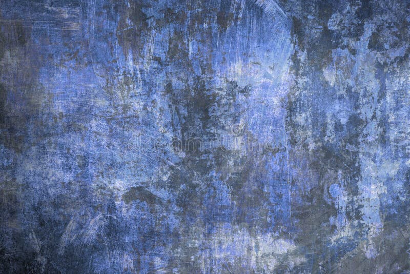 Blue Scraped Grunge Texture Stock Photo - Image of peeling, indigo ...
