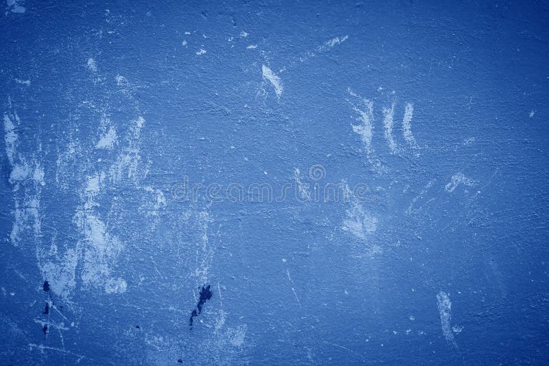 Blue Scratch Decorative Plaster Texture with Vignette. Stock Photo ...