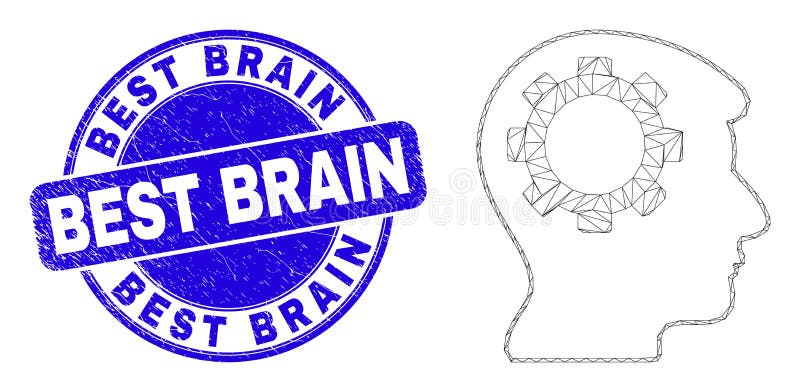 Best brain rubber stamp stock vector. Illustration of contemplation ...