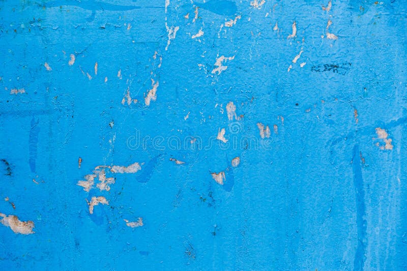 Blue Scratched Metal Texture Background Stock Photo - Image of empty ...