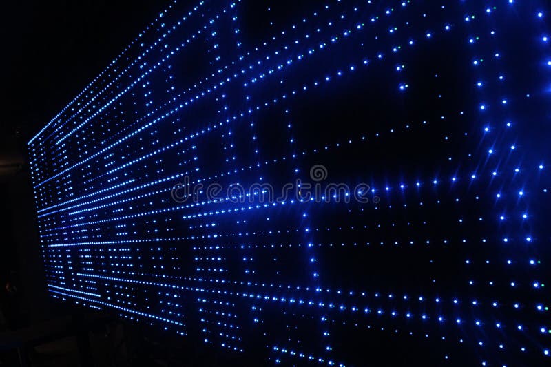 A Blue Screen with a Pattern of Dots and Lines Stock Image - Image of ...