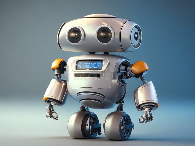 Blue Screen Robot with Hands Blue Screen Robot Isolated Blue Screen ...