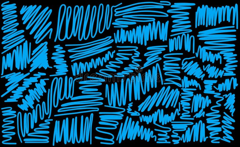 Black Blue Scribbles Background Stock Illustrations – 418 Black Blue ...