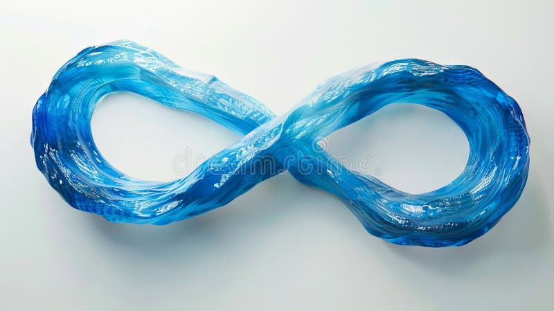 Infinity Water Wave Symbol and Icon Logo Stock Vector - Illustration of ...