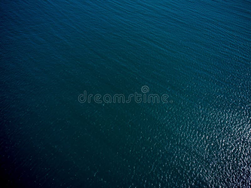 Blue Sea Aerial Top Down View Stock Photo - Image of ripple, clean ...