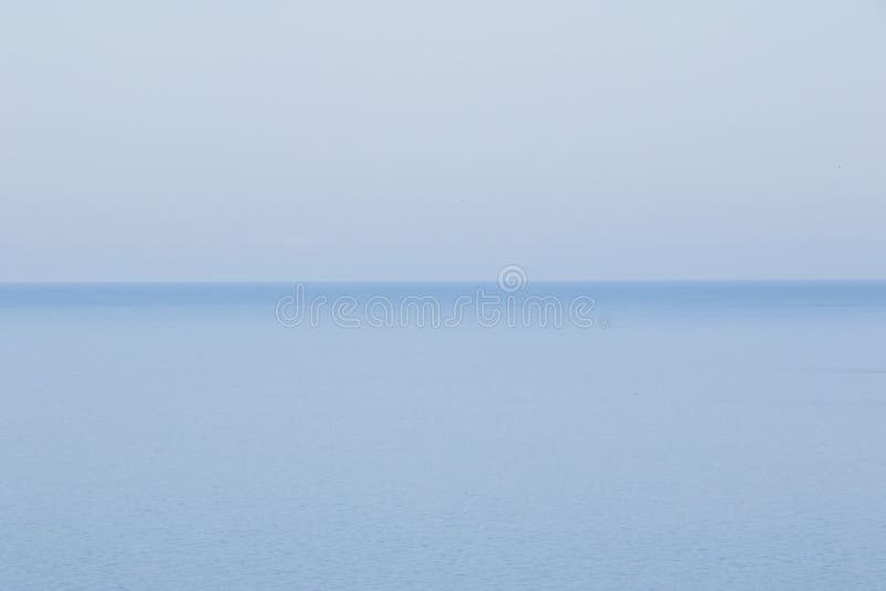 Blue Sea Horizon Background, Blue Color Gradient Stock Photo - Image of ...