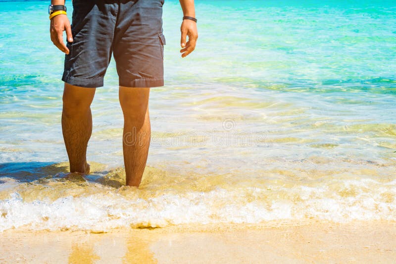 Blue Sea and a Moving Reflection of Sunlight Stock Image - Image of ...