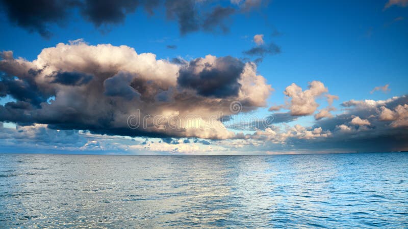 Blue Sea Sky, Storm, Tempest Stock Photo - Image of blue, coast: 21560828