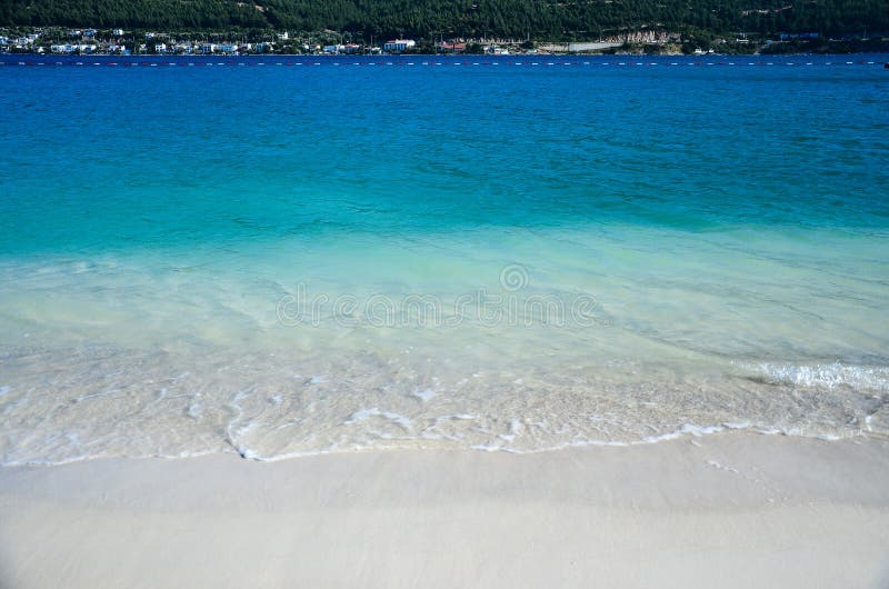 Blue sea stock image. Image of city, architecture, destinations - 72112301