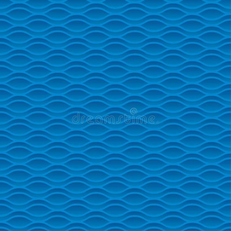 Blue Sea Water Abstract Geometry Pattern. Stock Illustration ...