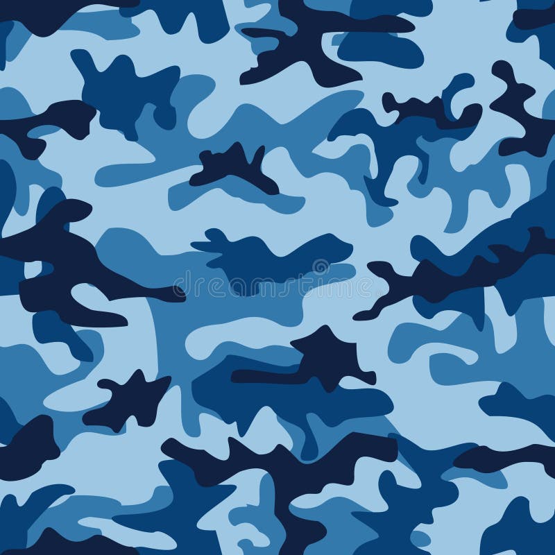 Blue Sea Water Camouflage Seamless Pattern. Stock Vector - Illustration ... Blue Sea Water Camouflage Seamless Pattern. Stock Vector - Illustration ...