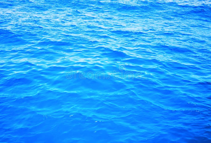 Blue sea water stock image. Image of surface, vivid, abstract - 63387111
