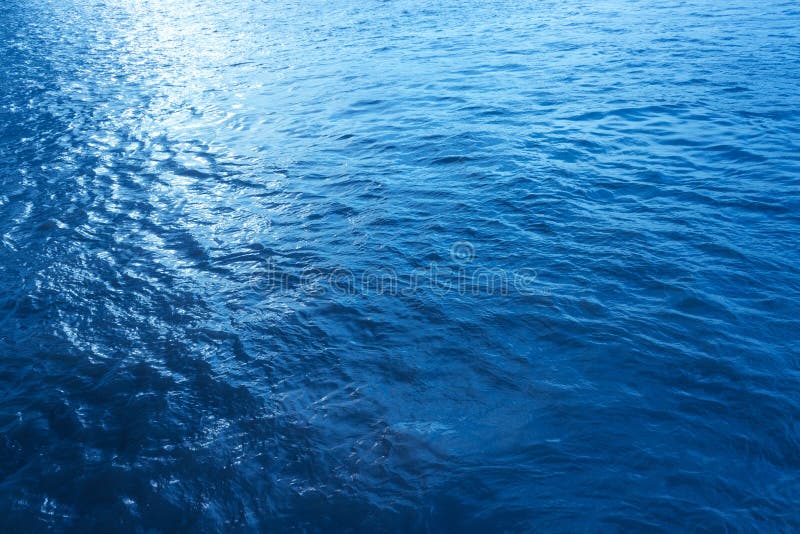 Blue Sea Wave Close Up, Low Angle View for Summer Background Stock ...