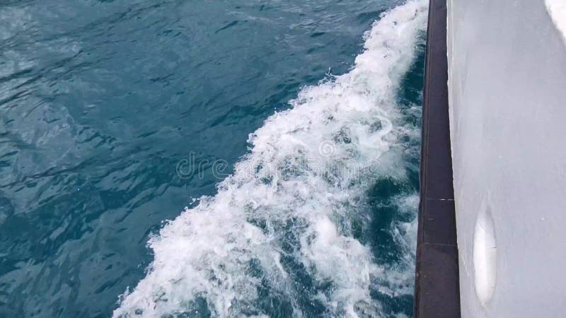 Blue Sea Waves while Sailing on a Ship Stock Footage - Video of travel ...