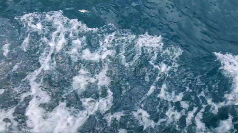 Blue Sea Waves while Sailing on a Ship Stock Video - Video of sunny ...