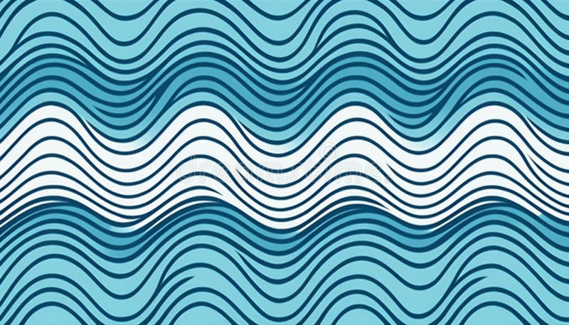 Blue Sea Waves Texture Background Generative AI Stock Illustration ...