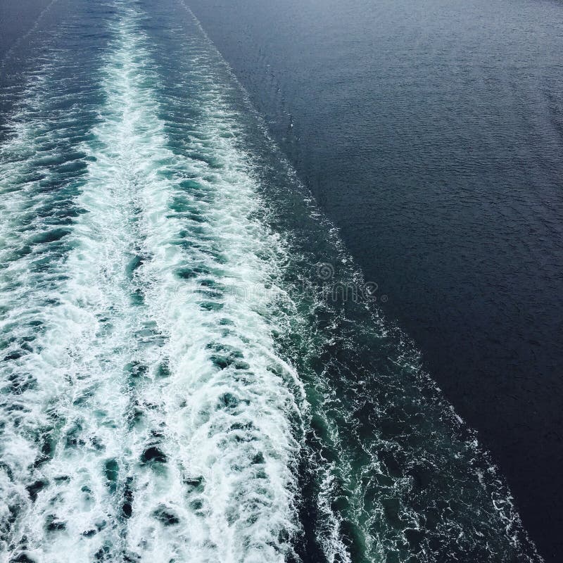 Boat wake stock image. Image of white, waves, wake, blue - 111070771