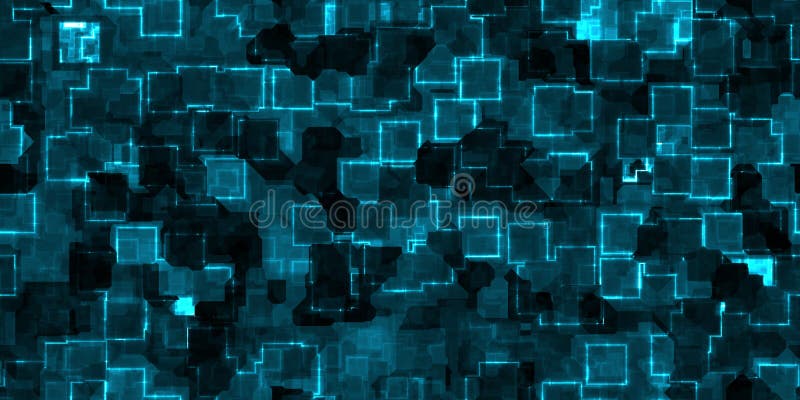 Seamless Cyber Abstract Texture Stock Illustration - Illustration of ...