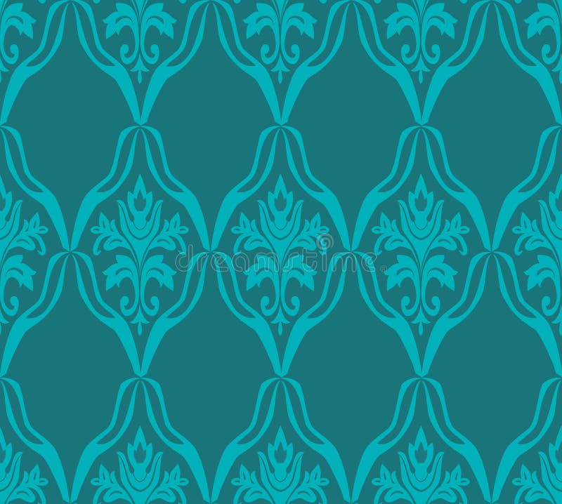 Blue seamless pattern stock vector. Illustration of abstract - 11387366