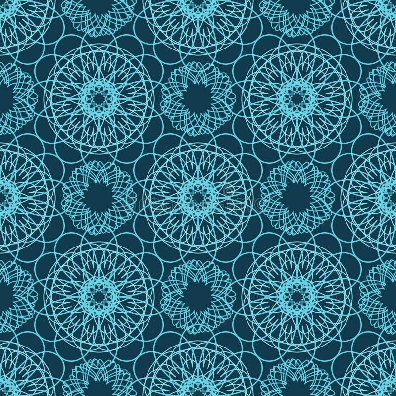 Blue Seamless Pattern Eps 10 Stock Vector - Illustration of mode ...