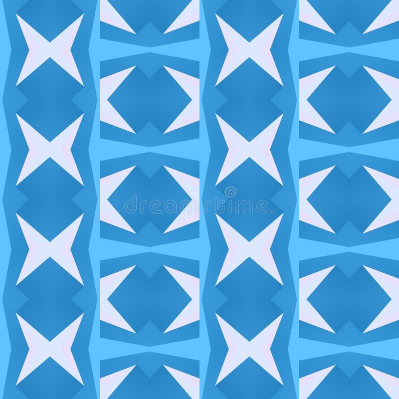 Blue Seamless Pattern for Printing on Fabric. Simple Geometric ...