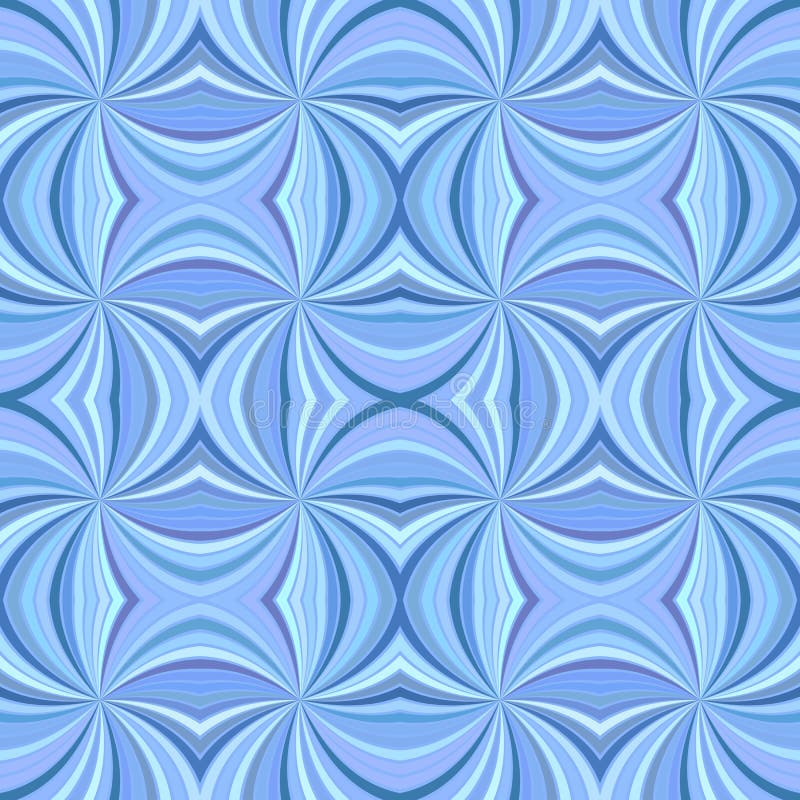 Blue Seamless Psychedelic Abstract Swirling Ray Stripe Pattern ...