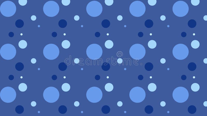 Blue Seamless Random Circle Dots Pattern Illustrator Stock Vector ...