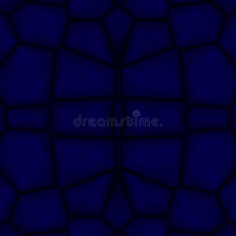Blue Seamless Texture. Dark Blue Abstraction with Mesh, Mirror ...