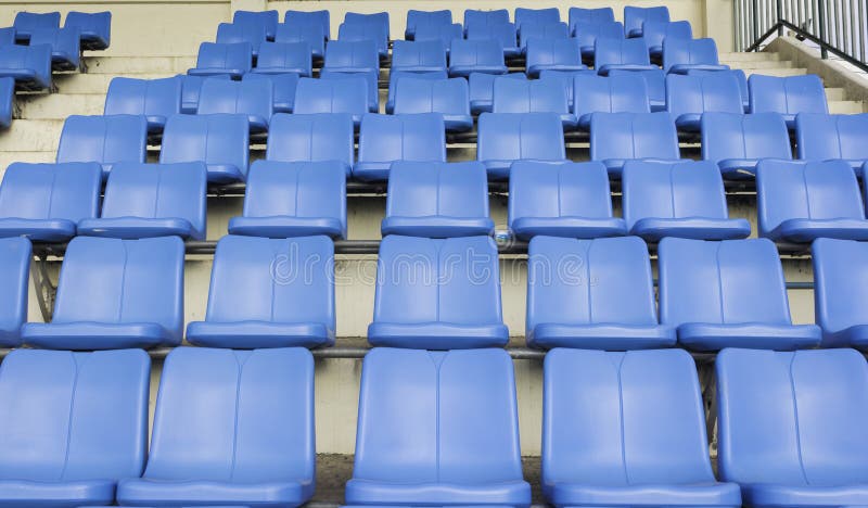 Blue seat on sport stadium stock photo. Image of sector - 41462010