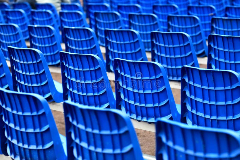 Blue seats stock image. Image of classical, colored, concert - 43878261
