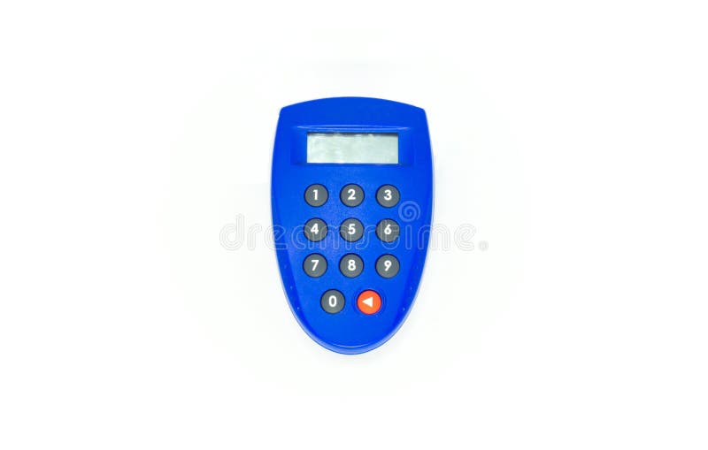 Blue Security Key Bank Token Stock Photo - Image of security, keypad ...