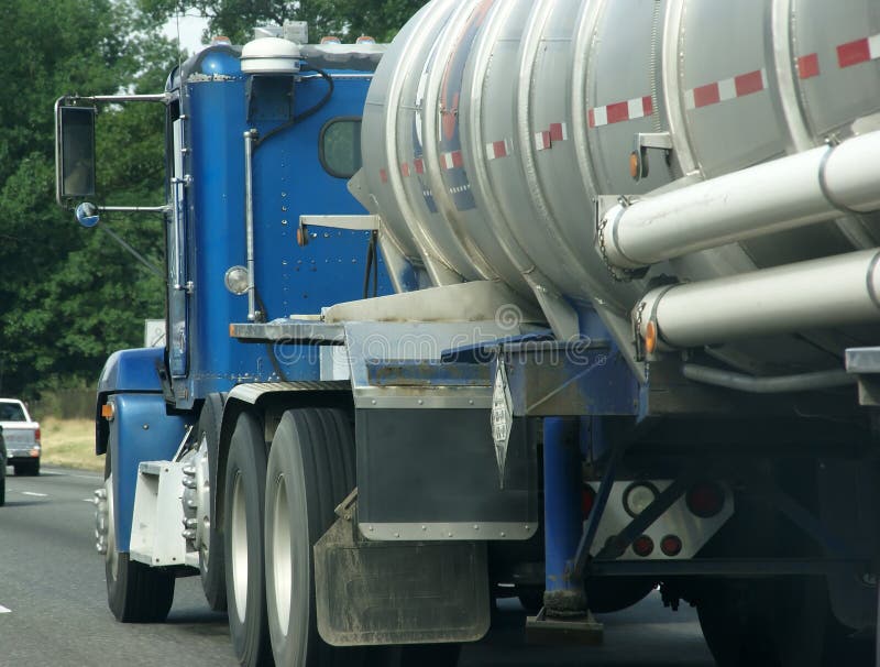 Semi truck fueling stock photo. Image of tractor, truck - 1572838