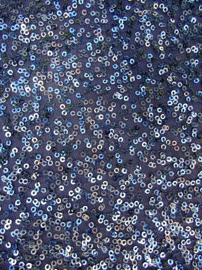 Blue Ornament Accessories Disc Shape Plastic Paillette Sequins Mesh ...