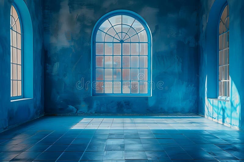 Concept Blue Serenity, Soft Shadows, Minimalist Blue Serenity Soft ...