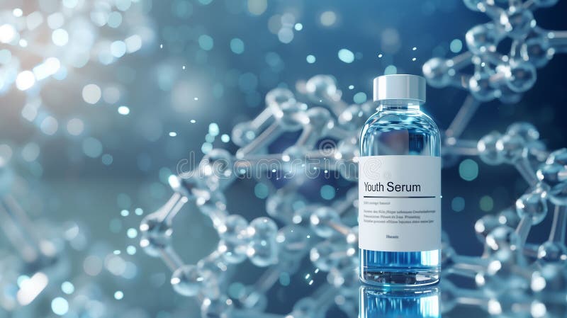 A Blue Serum in a Vial Stands Out among Molecular Structures of Youth ...
