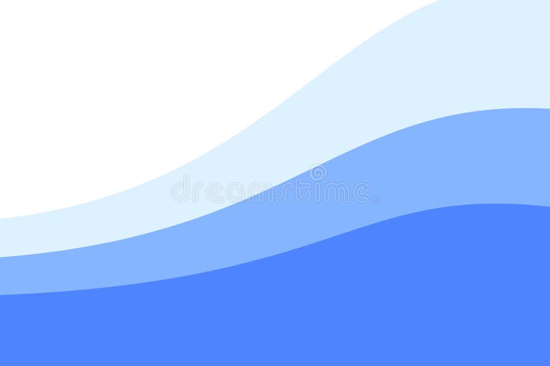 Blue Shade Wave Curve Background. Vector Abstract Background Stock ...