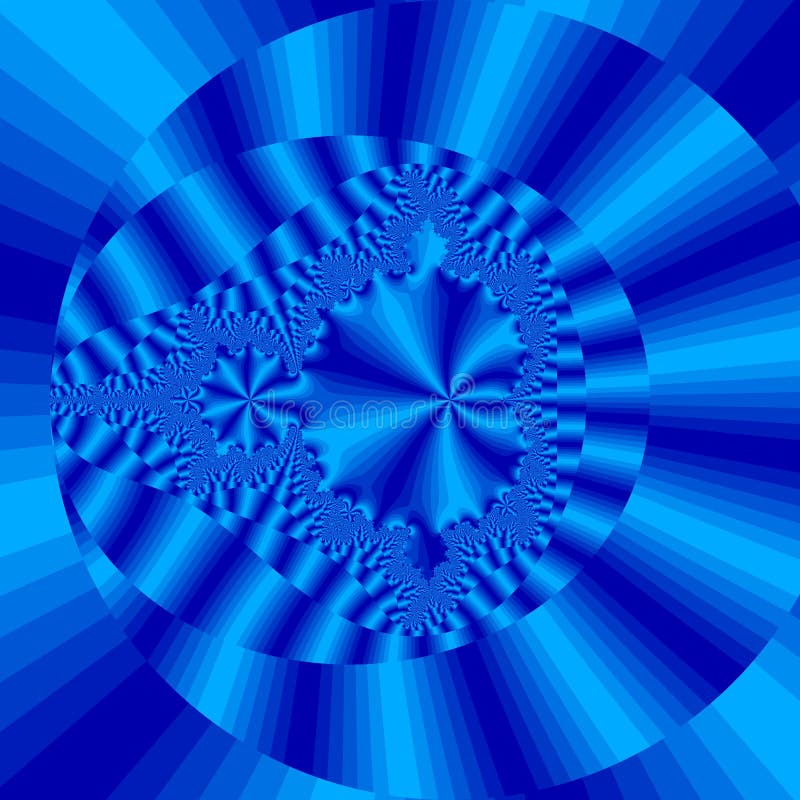 Blue Shades Creative Art Shapes Abstract Background Stock Illustration ...