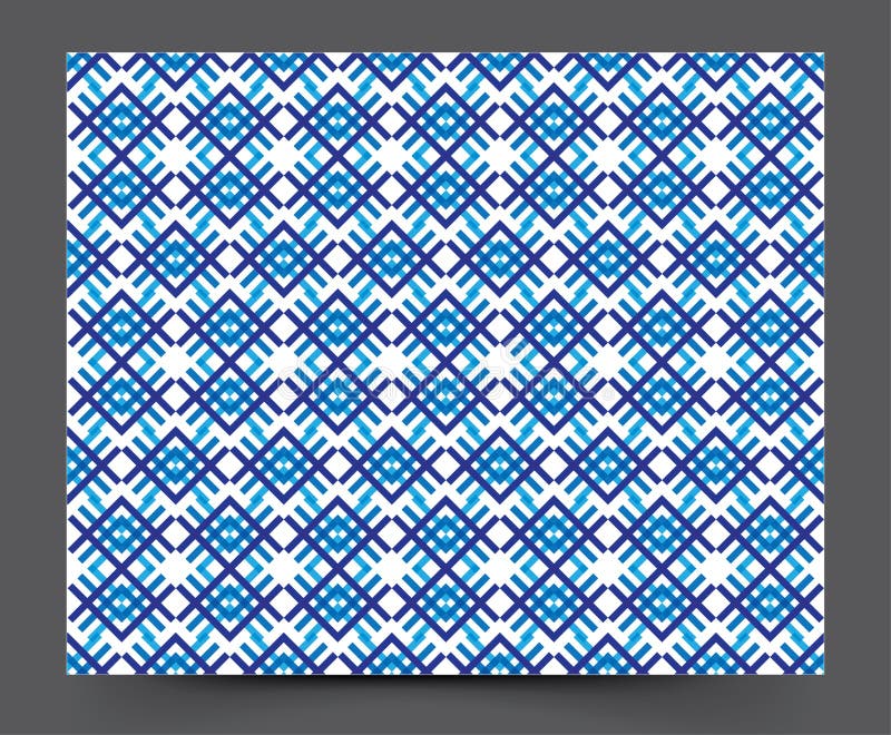 Blue Shape Pattern Abstract Background Stock Vector - Illustration of ...