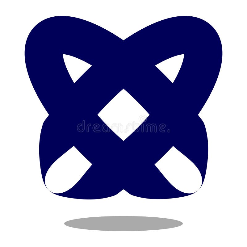 Blue Shape Unity Logo. Icon Stock Vector - Illustration of background ...