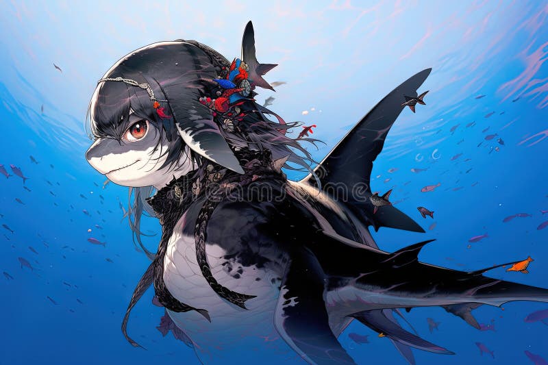 Shark Human Hybrid Anime Version