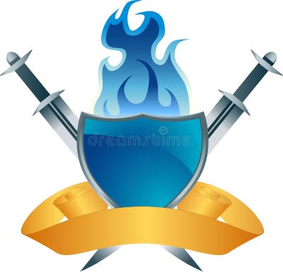 Flaming Shield Stock Illustrations – 757 Flaming Shield Stock ...