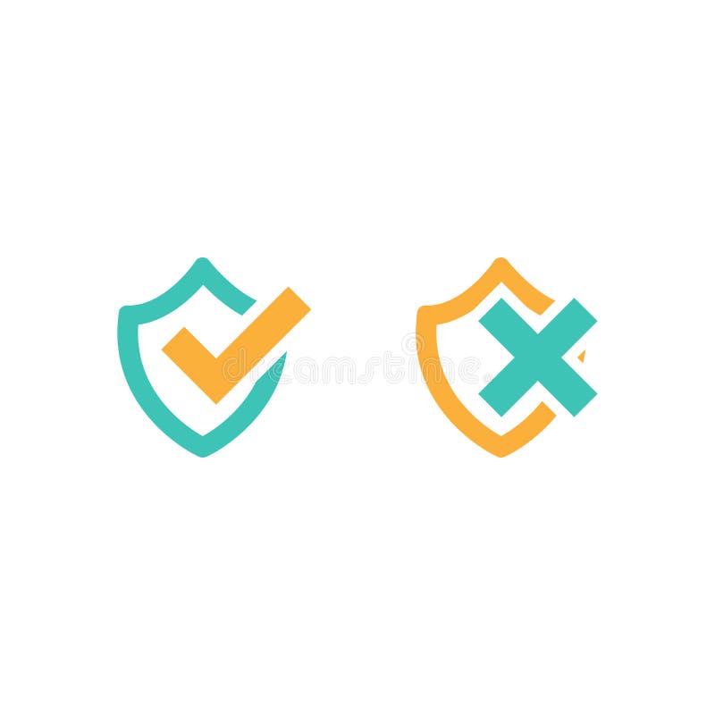 Shield Tick Icon Blue Stock Illustrations – 755 Shield Tick Icon Blue ...